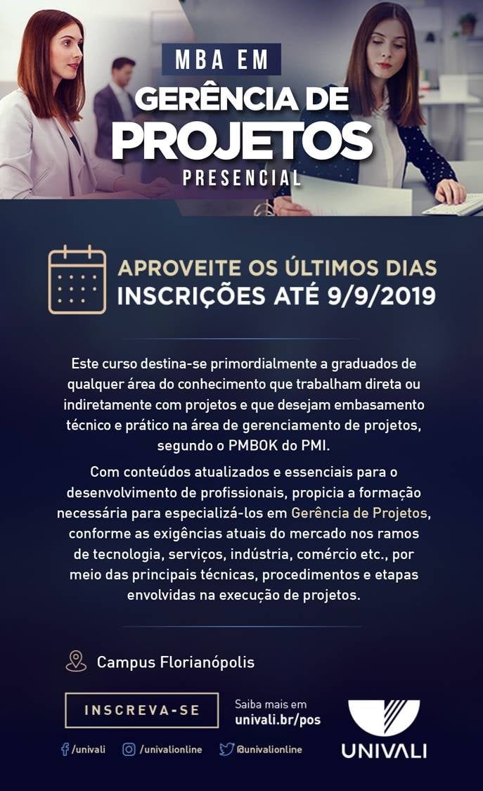 MBA - UNIVALI - CREA-SC